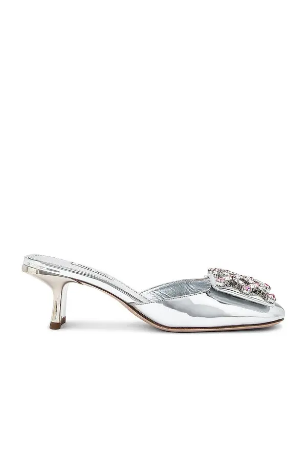 Miu Miu Metallic Sandals