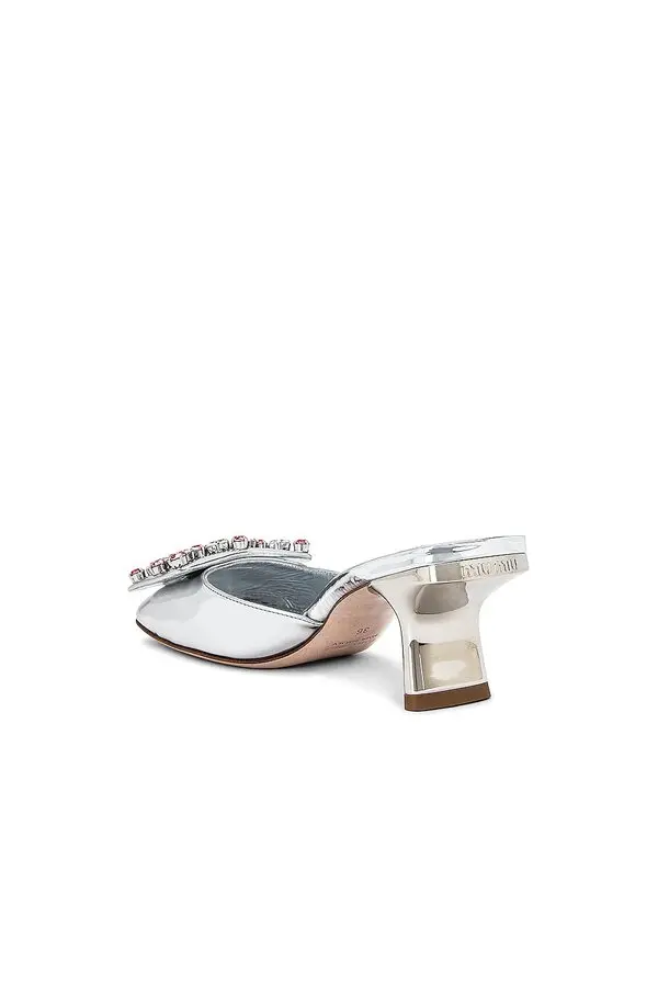 Miu Miu Metallic Sandals