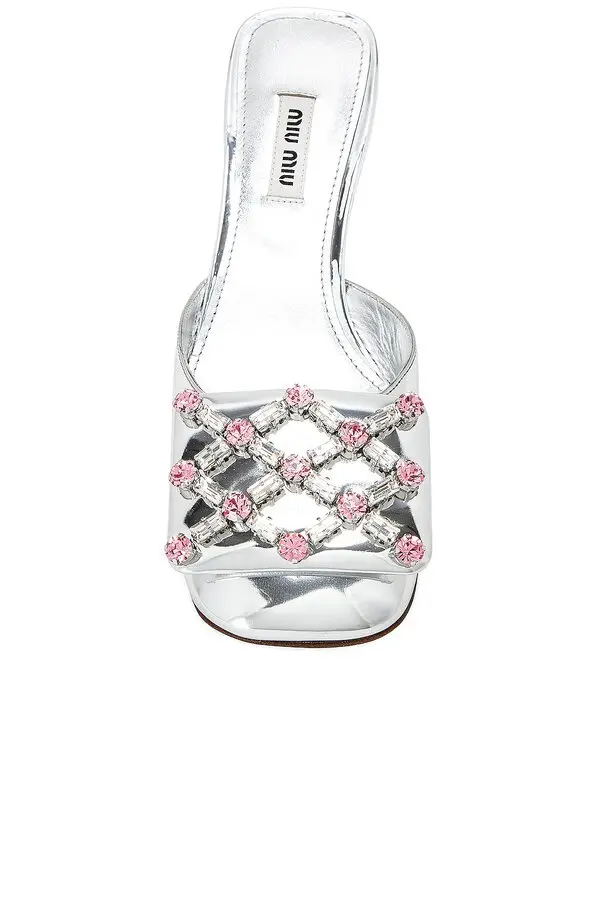 Miu Miu Metallic Sandals