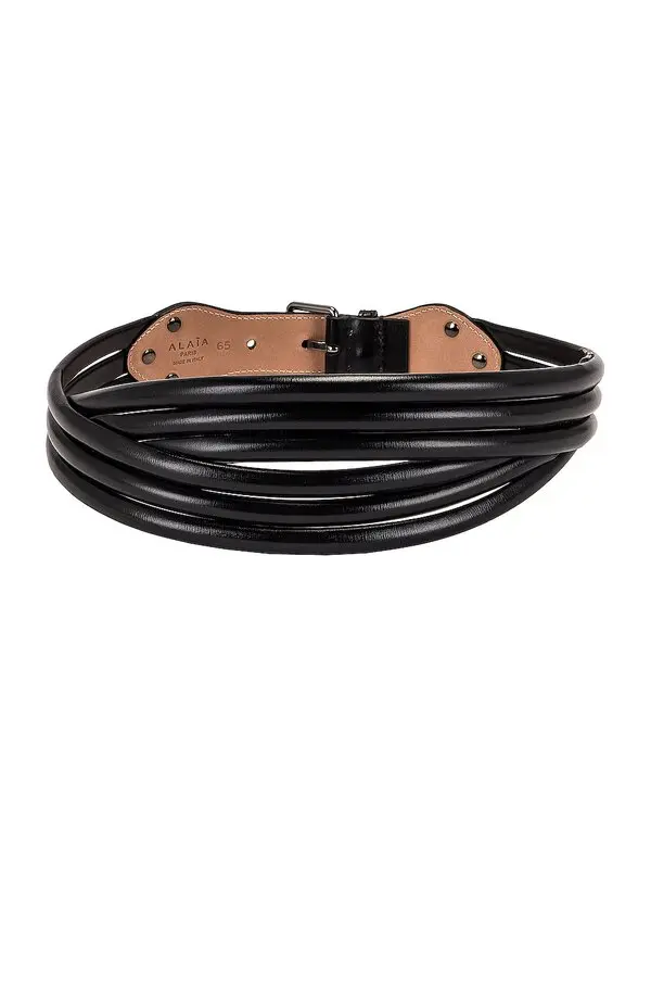 Alaïa Tubulaire Leather Belt