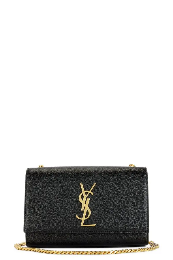 Saint Laurent Small Kate Shoulder Bag - Black