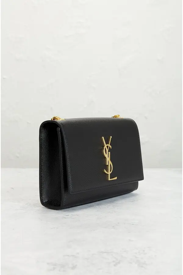 Saint Laurent Small Kate Shoulder Bag - Black