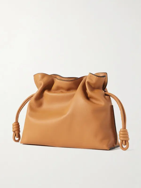 Loewe Flamenco Mini Clutch - Tan