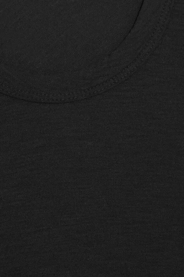 JAMES PERSE Slub Cotton-jersey Long-sleeve Top - Black