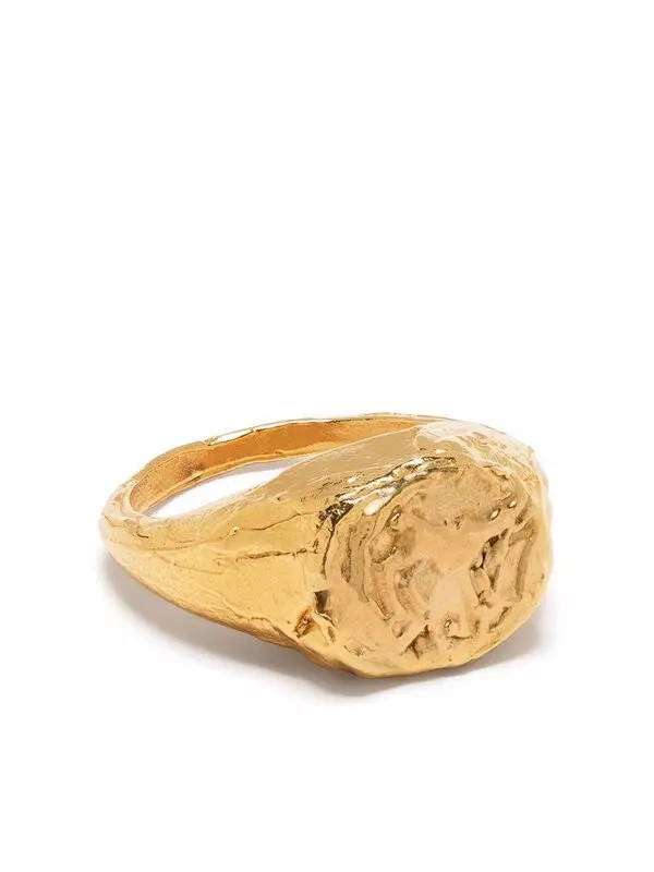 ALIGHIERI Aries Signet Ring - Gold