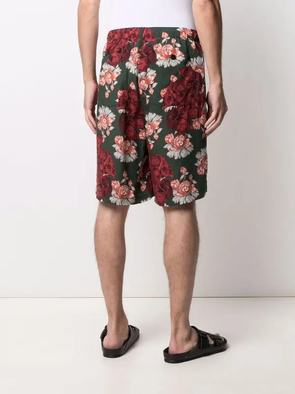 Undercover Rose-print Bermuda Shorts