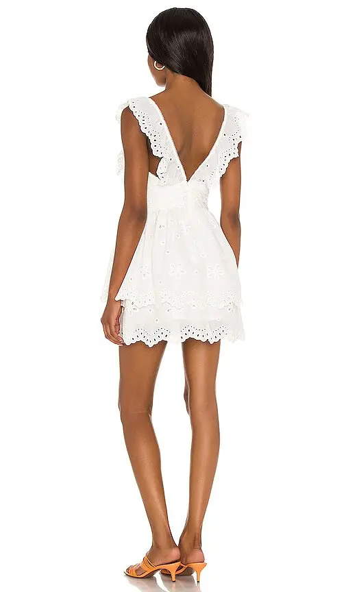 chinese dress ladies For Love & Lemons Women's Serena Sleeveless Dress, White, XXS at Amazon  Women's Clothing store main image 1