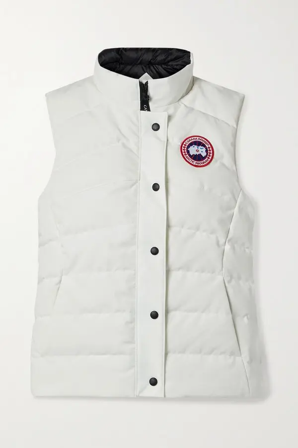 Canada Goose Freestyle Quilted Shell Down Vest - White