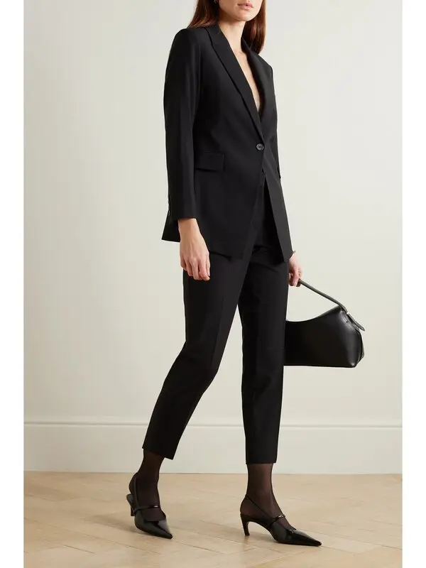 Theory Etiennette Grain De Poudre Wool-blend Blazer