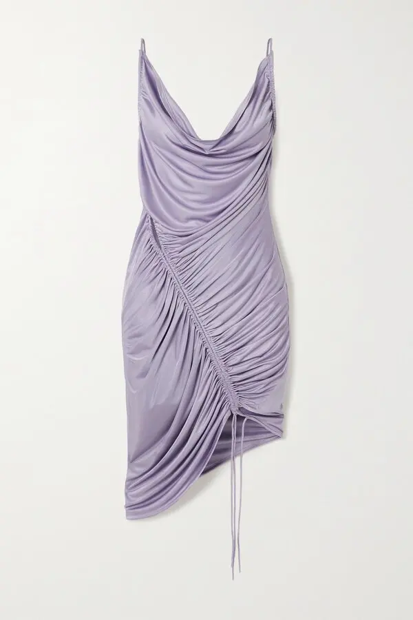 fitted lace wedding dress Bottega Veneta Spring 2012 Runway Asymmetric Striped Mini Dress main image 0