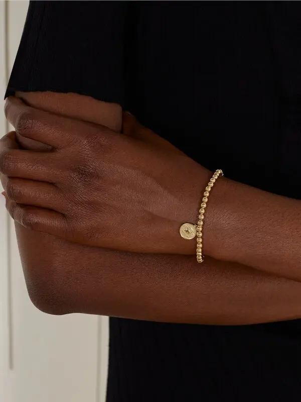 SYDNEY EVAN Cancer 14-karat Diamond Bracelet
