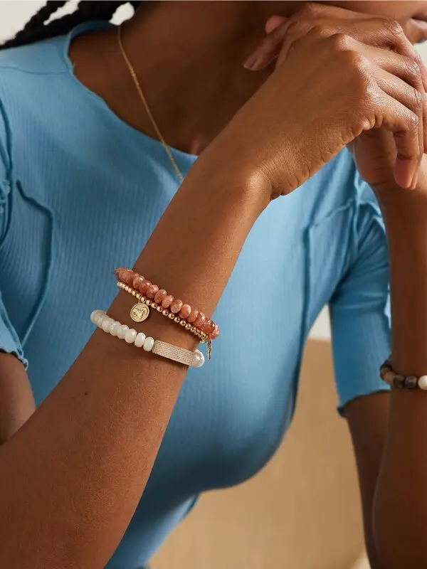 SYDNEY EVAN Aries 14-karat Diamond Bracelet