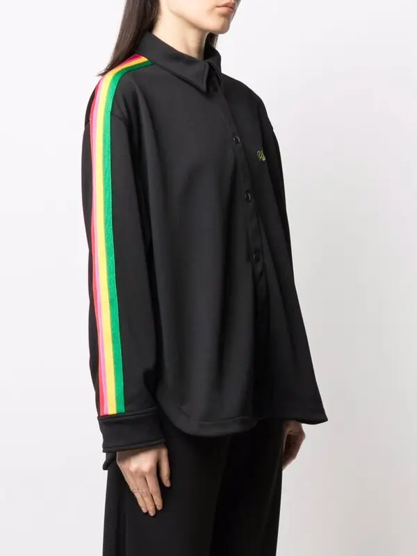 Palm Angels Miami Logo-embroidered Shirt