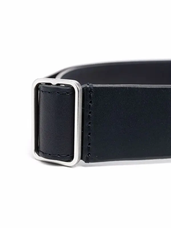ORTIGNI Concealed Leather Belt - Blue