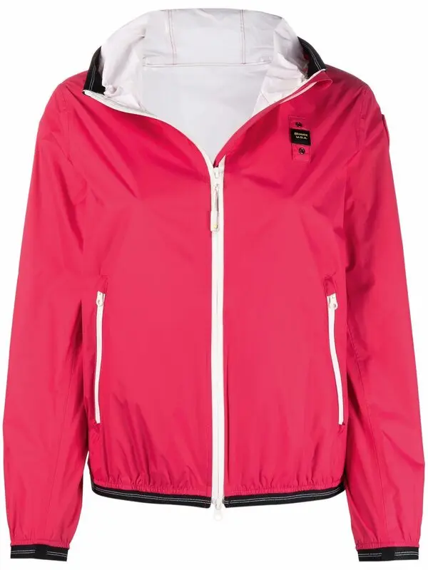 BLAUER. Tracy Hooded Windbreaker - Pink