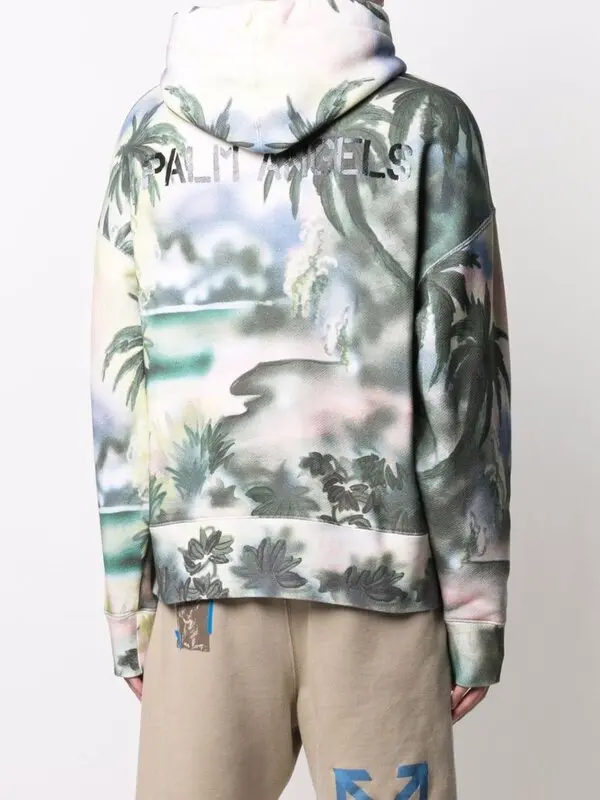 Palm Angels Paradise Logo Hoodie