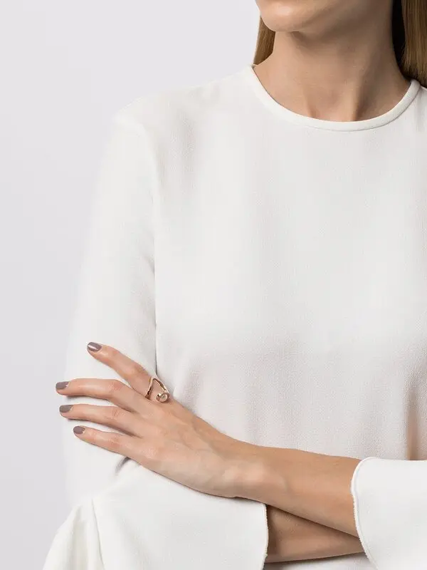 TASAKI 18kt Rose Gold Akoya Pearl Atelier Aurora Ring