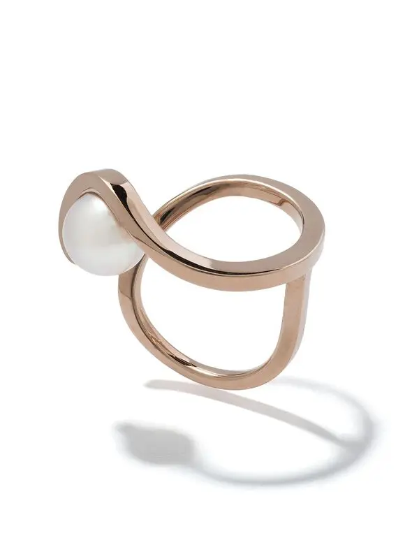 TASAKI 18kt Rose Gold Akoya Pearl Atelier Aurora Ring