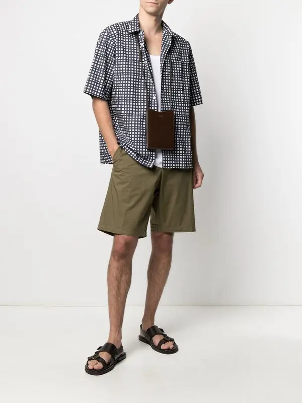 MYTHS Mid-rise Flared Chino Shorts