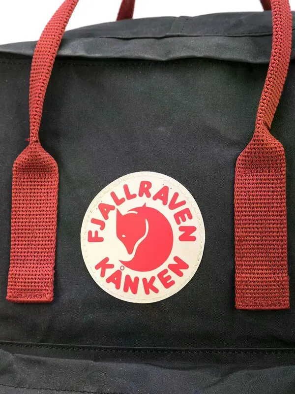 Fjallraven Logo-patch Backpack - Black
