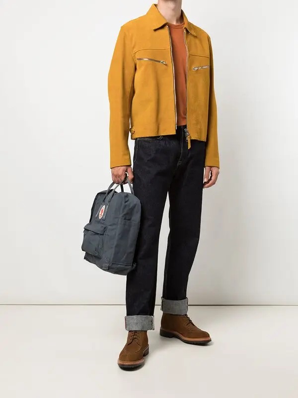 Fjallraven Kånken Backpack With Logo Patch - Grey