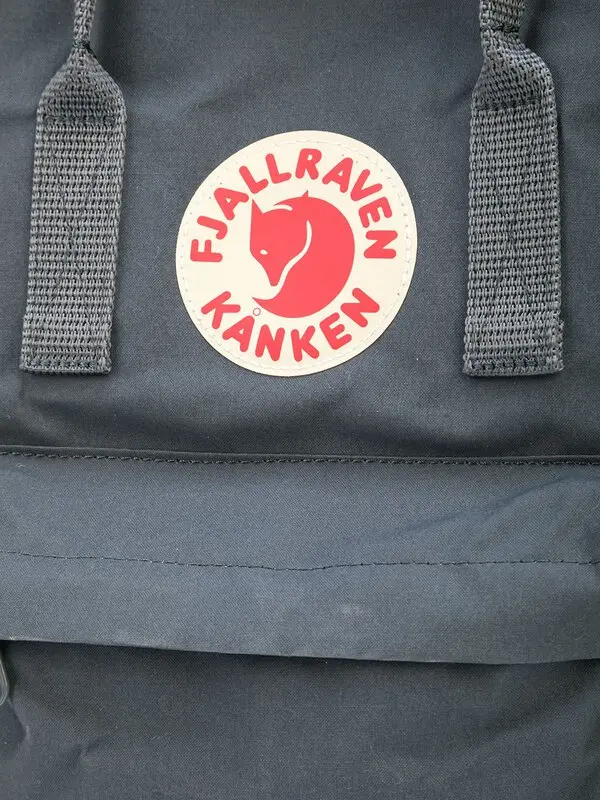Fjallraven Kånken Backpack With Logo Patch - Grey