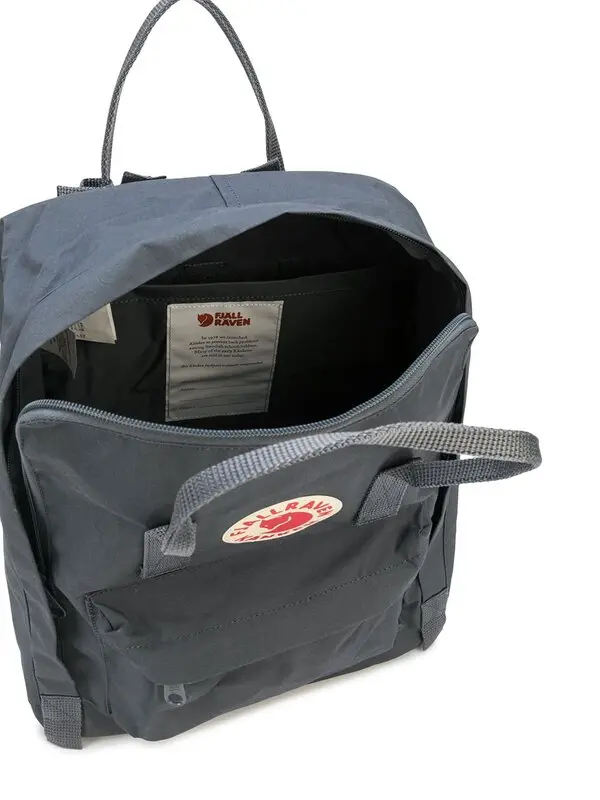 Fjallraven Kånken Backpack With Logo Patch - Grey