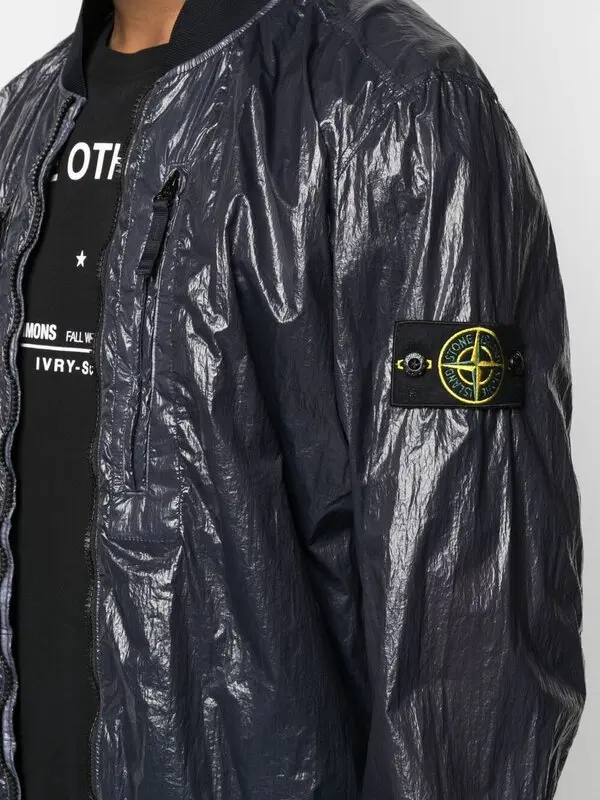 Stone Island Lucido-Tc Packable Bomber Jacket - Blue | Editorialist