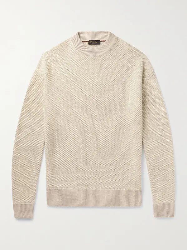 Loro Piana Linen And Cashmere-blend Sweater