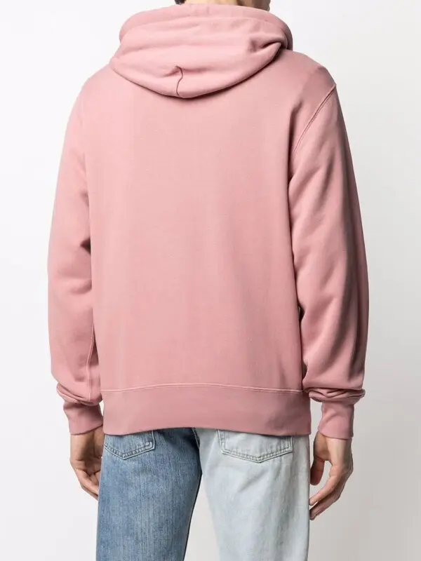 AMBUSH Logo-print Drawstring Hoodie - Pink