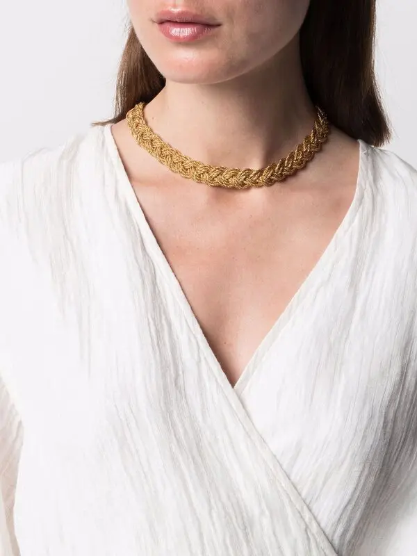 AURÉLIE BIDERMANN Miki Braided Necklace