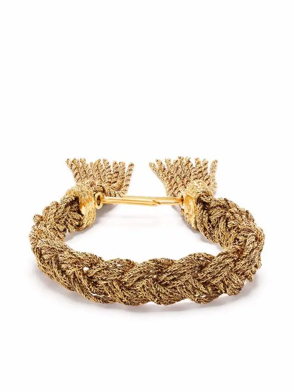 AURÉLIE BIDERMANN Braided Miki Bracelet - Gold