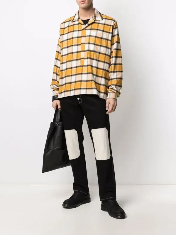 Rhude Check Button-down Shirt