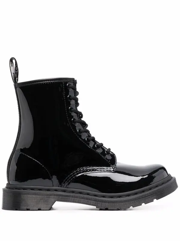 Dr. Martens High-shine Leather Ankle Boots