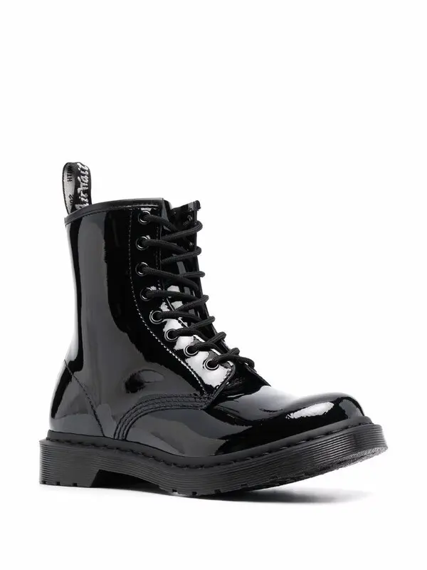 Dr. Martens High-shine Leather Ankle Boots