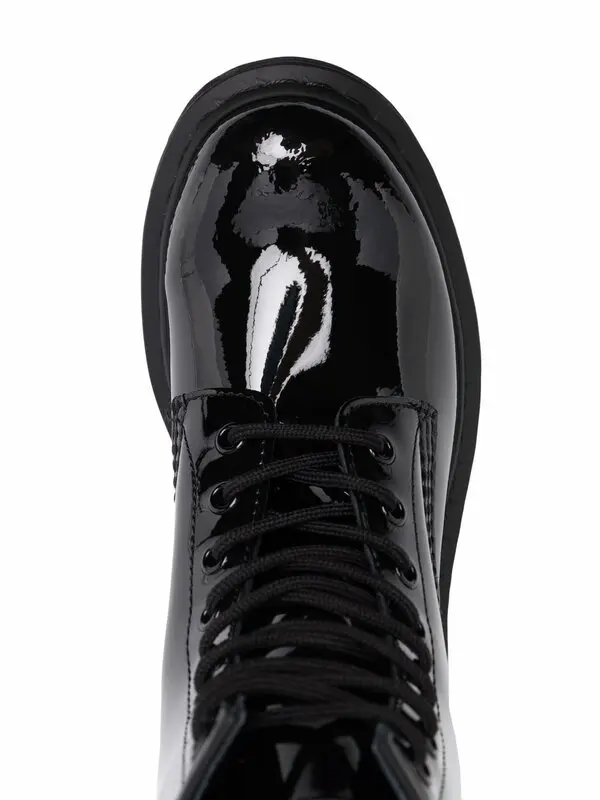Dr. Martens High-shine Leather Ankle Boots