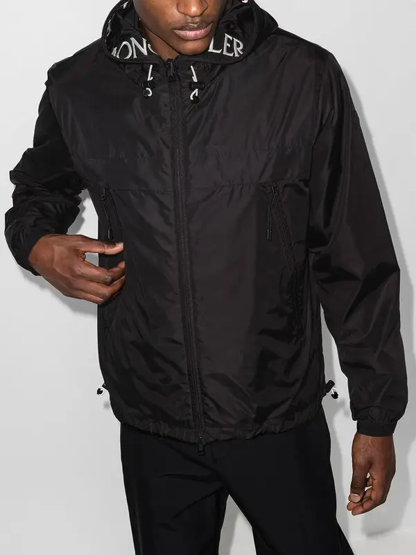 Moncler Massereau Logo Tape Jacket - Black | Editorialist