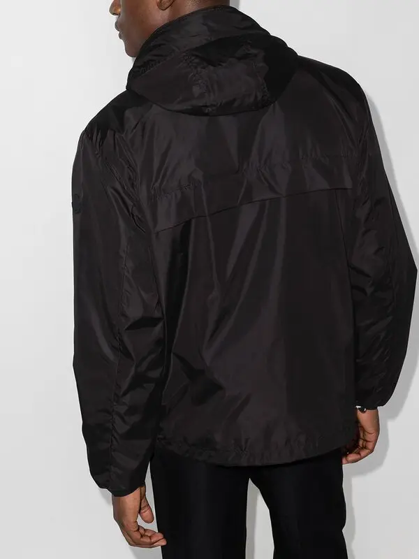 Moncler Massereau Logo Tape Jacket - Black | Editorialist