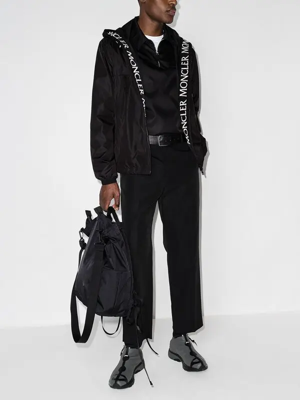 Moncler Massereau Logo Tape Jacket - Black | Editorialist