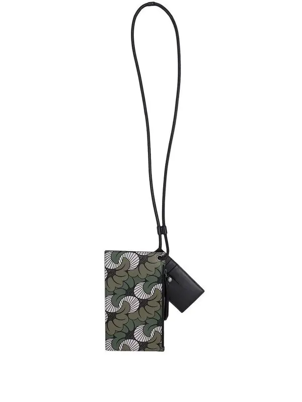 PORTS V Floral Paisley-print Strap Cardholder
