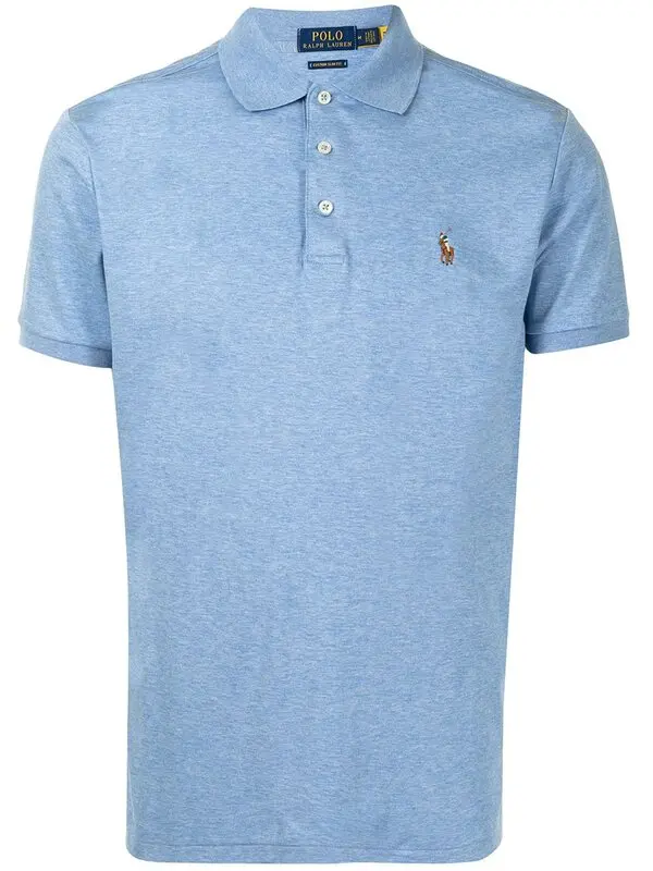 Polo Ralph Lauren Polo-pony Embroidered Polo Shirt - Blue