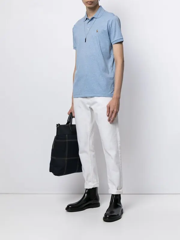 Polo Ralph Lauren Polo-pony Embroidered Polo Shirt - Blue