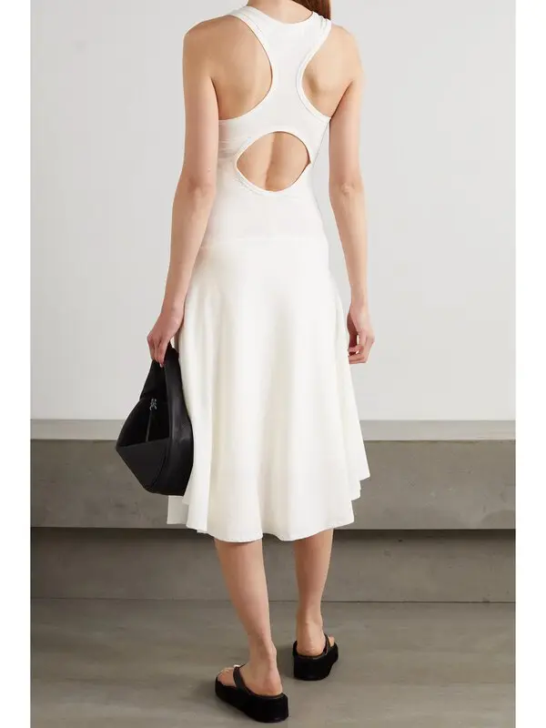 The Line By K Cian Cutout A-Line Dress In Off-White - 70% Off | Editorialist