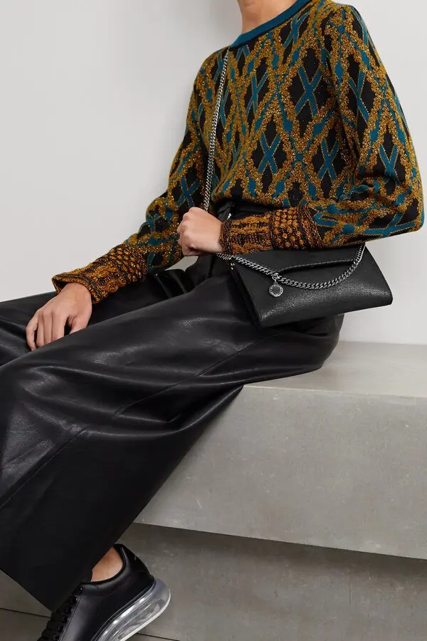 Stella McCartney The Falabella Mini Shoulder Bag - Black