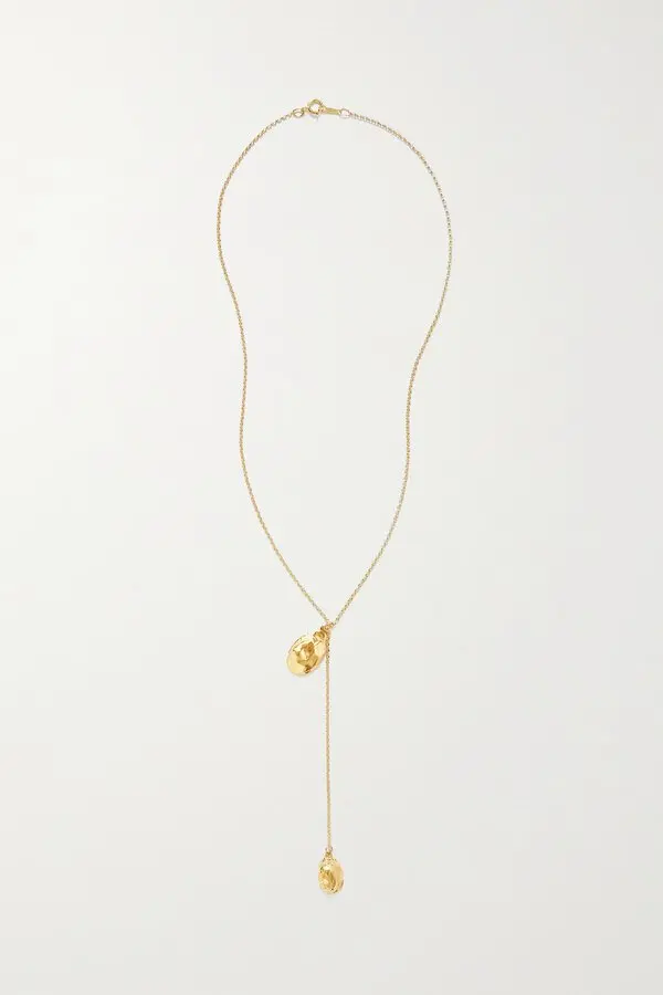 ALIGHIERI Net Sustain The Lunar Rocks Necklace - Gold