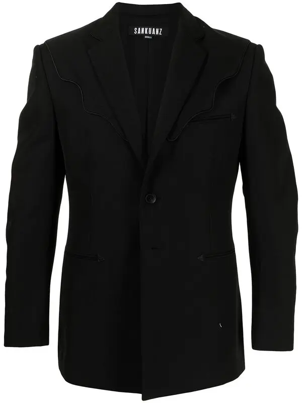 SANKUANZ Single-breasted Wool Blazer
