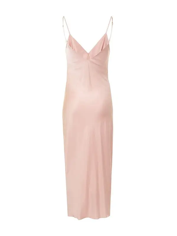 GILDA & PEARL Sophia Midi Slip Dress - Pink