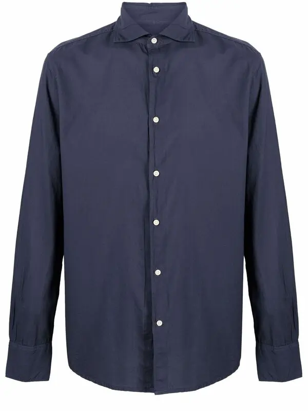 DEPERLU Button-down Shirt - Blue
