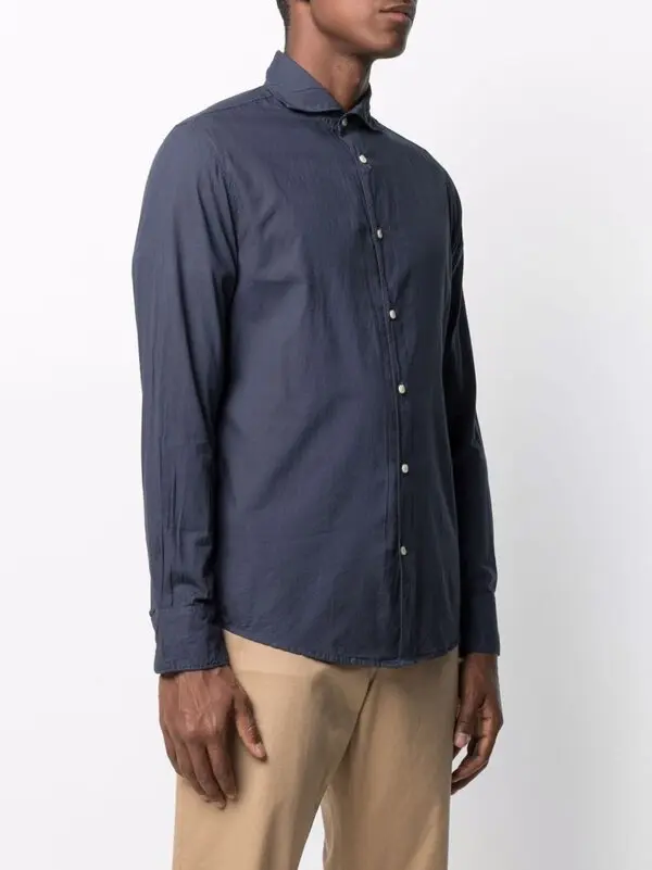 DEPERLU Button-down Shirt - Blue