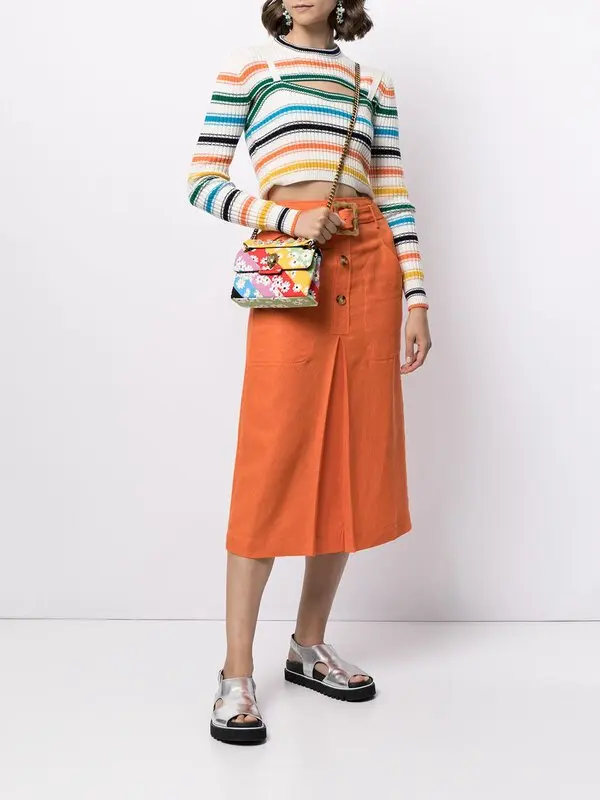 Kurt Geiger Mini Kensington Striped Bag